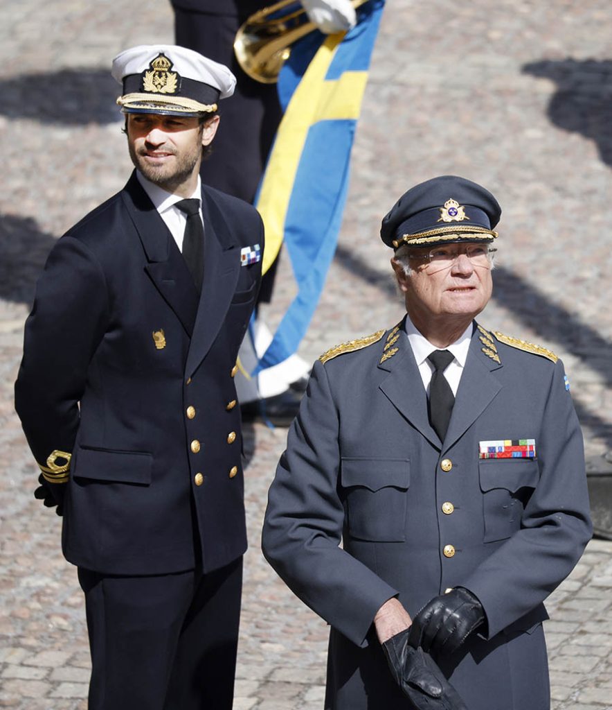 Kungens festliga firande på Slottet under 77-årsdagen